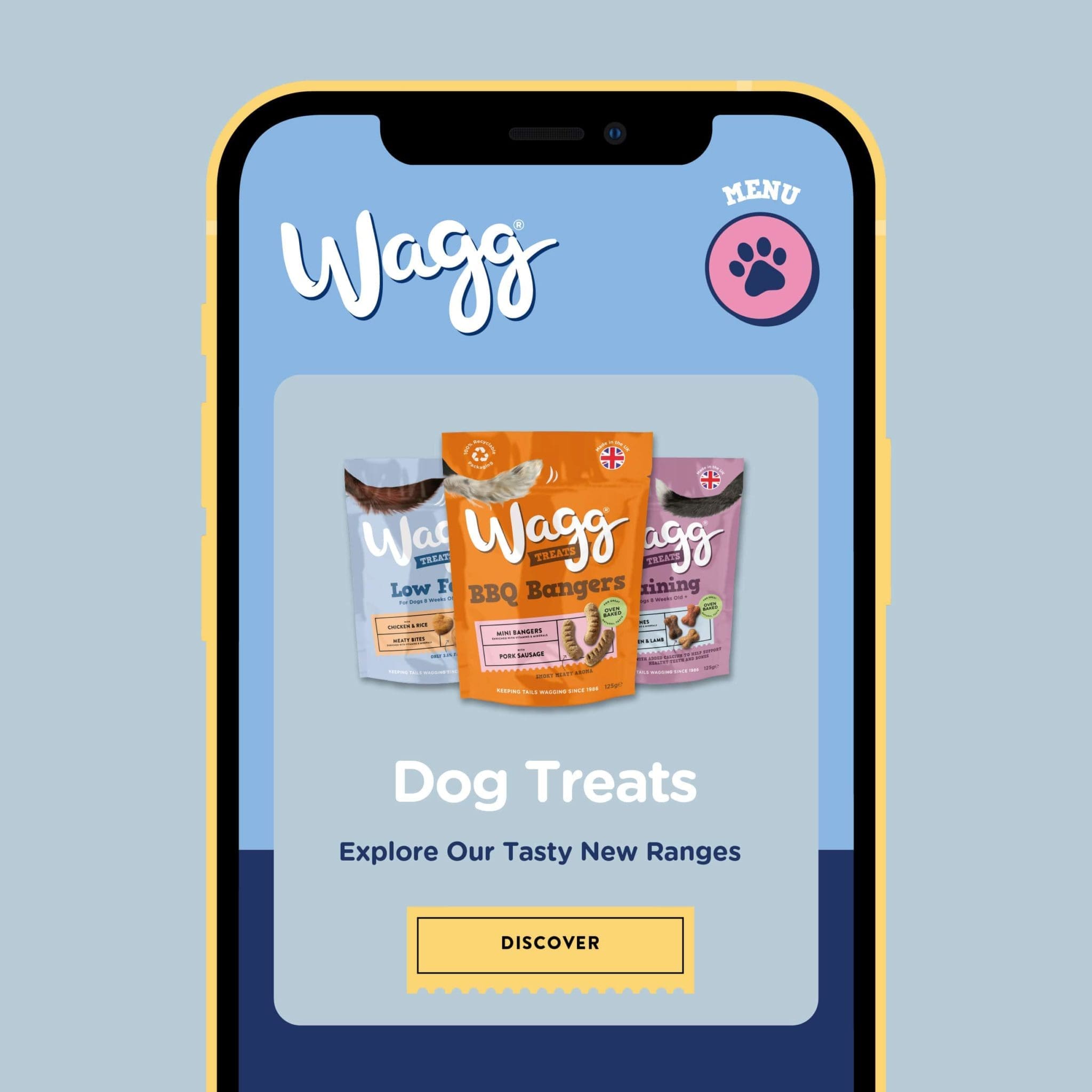 Wagg Pet Foods: Web Design & Development By Bluestone98